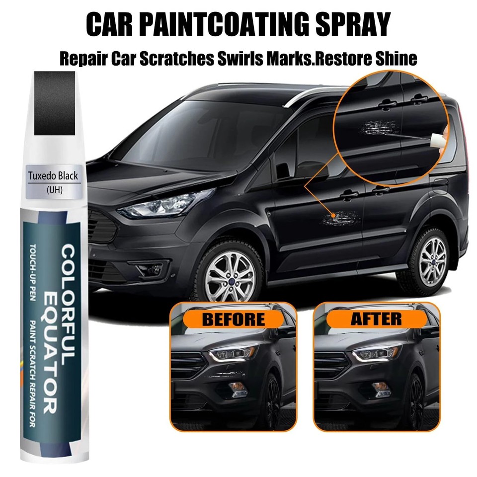 UH Tuxedo Black Touch Up Paint for Ford Car Paint Pen Scratch Repair ...