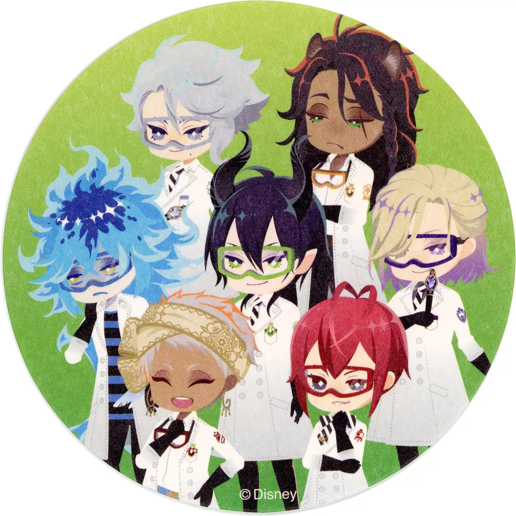 Night Raven College Disney Twisted Wonderland paper coaster dorm ...