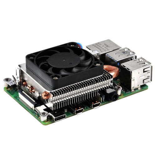 for RPi 4 New Ultra Thin Ice Tower CPU Cooling Fan Copper Radiator ...