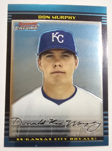 2002 Bowman Draft Picks Chrome Don Donnie Murphy Rookie BDP75 Kansas ...