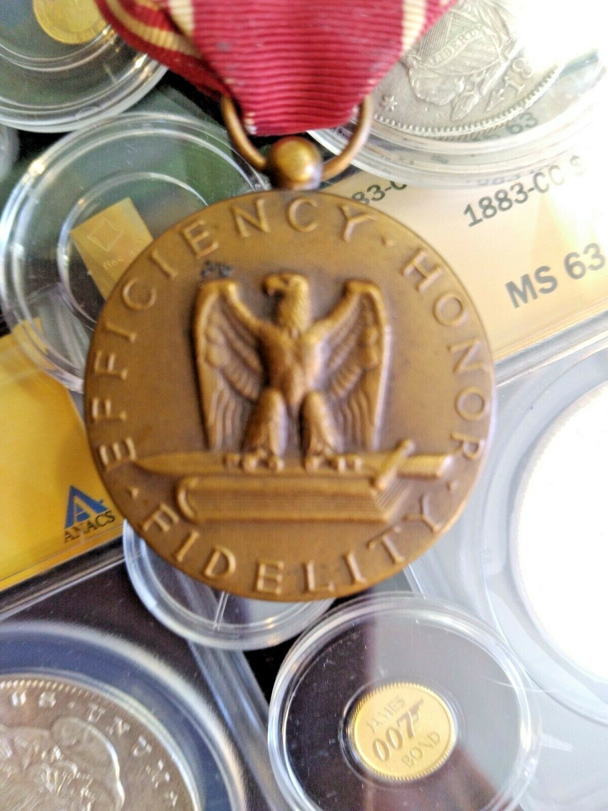 US Army Fidelity Efficiency Honor Medal & Ribbon Set | eBay