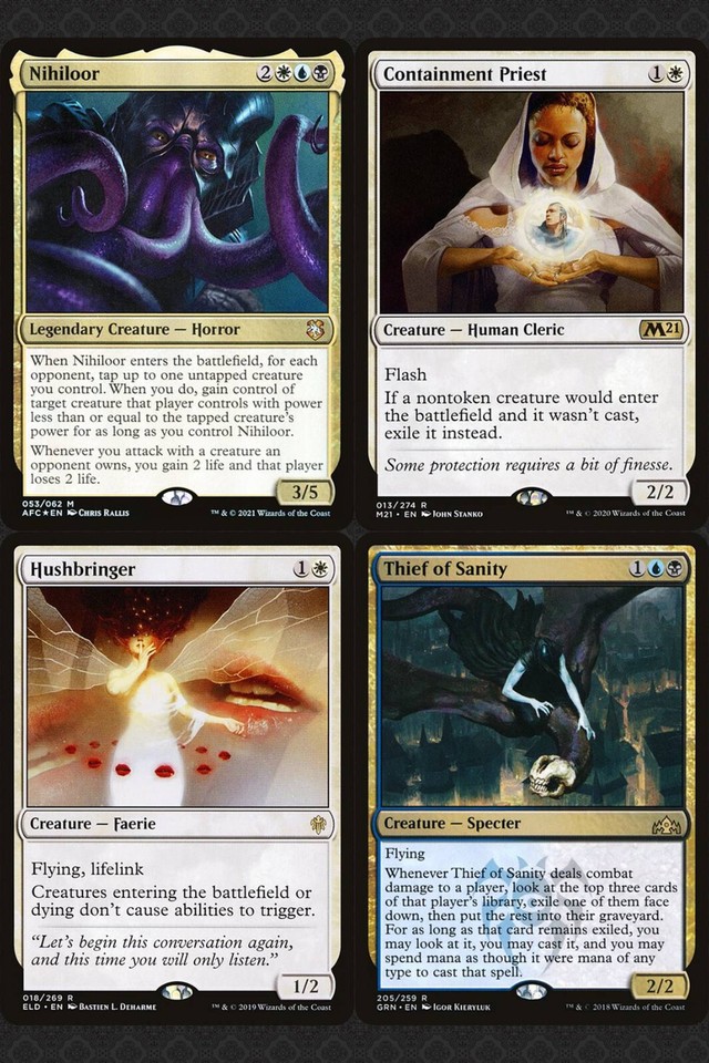 Sen Triplets Commander Deck MTG EDH Ready-to-Play Esper Control 100 ...