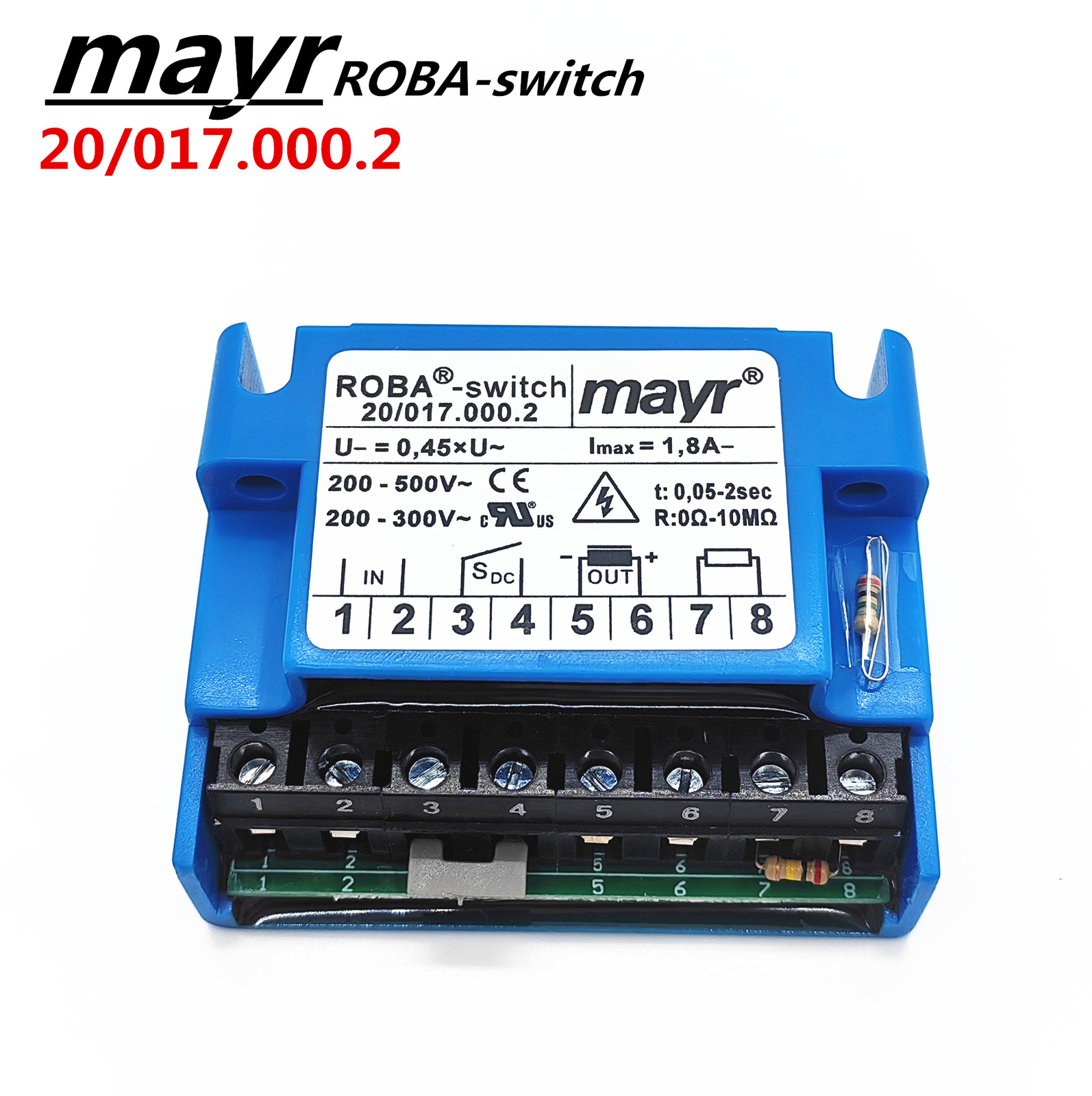 MAYR motor brake rectifier ROBA-switch 20/017.000.2 | eBay