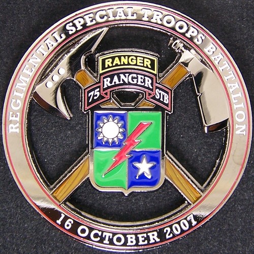 75 Ranger Regimental Special Troops Battalion RSTB Challenge Coin | eBay