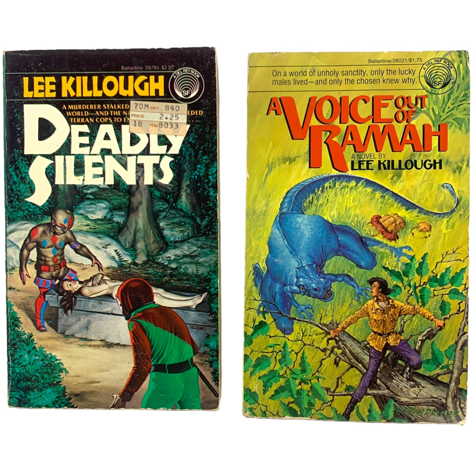 Two Mass Market Paperbacks by Lee Killough / Deadly Silents & A Voice ...