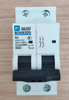 Fuji Electric Miniature Circuit Breaker MCB BC63E2DG-2P D3 3A | eBay