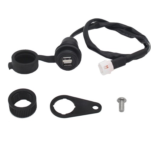 Dual USB Charger Plug Socket Adapter For YAMAHA MT09 SP XSR900 Tracer ...