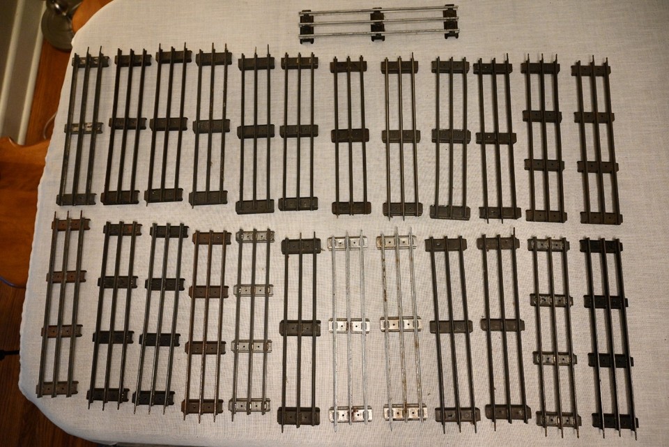 Prewar American Flyer / Lionel Standard Gauge 3-rail straight track | eBay