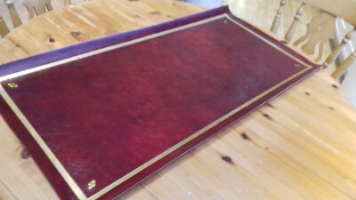 ANTIQUE DESK LEATHER, BESPOKE REPLACEMENTS ( NOW ALSO IN BLUE ) | eBay UK