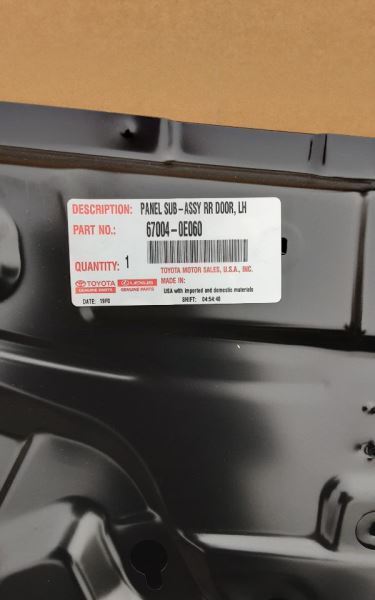 08-13 HIGHLANDER LH DOOR GENUINE OEM SHELL ONLY | eBay