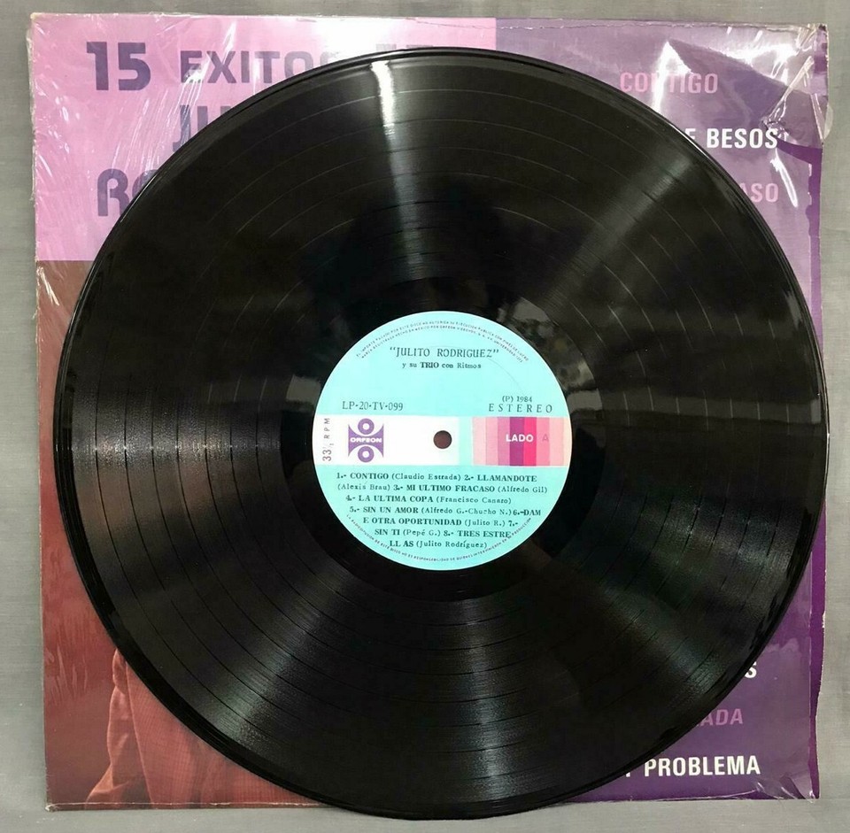 JULITO RODRIGUEZ -15 EXITOS- 1984 MEXICAN LP BOLERO | eBay