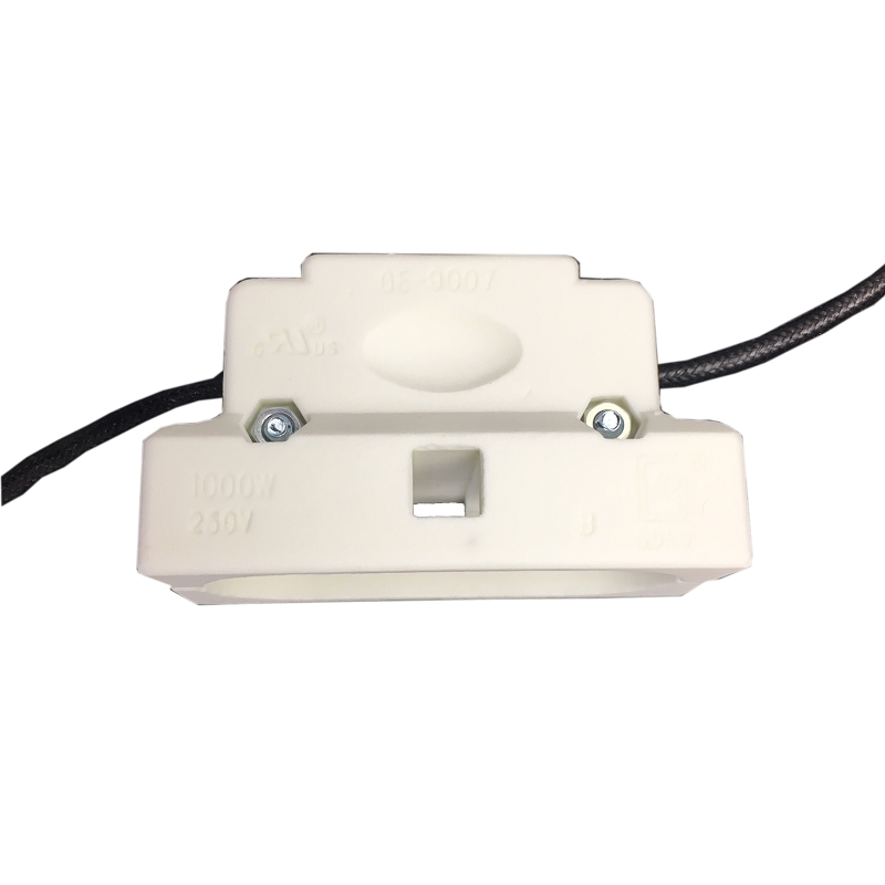 GX16D Mogul End Prong PAR Socket 1000W 250V with 18" Wire Leads 13040 ...