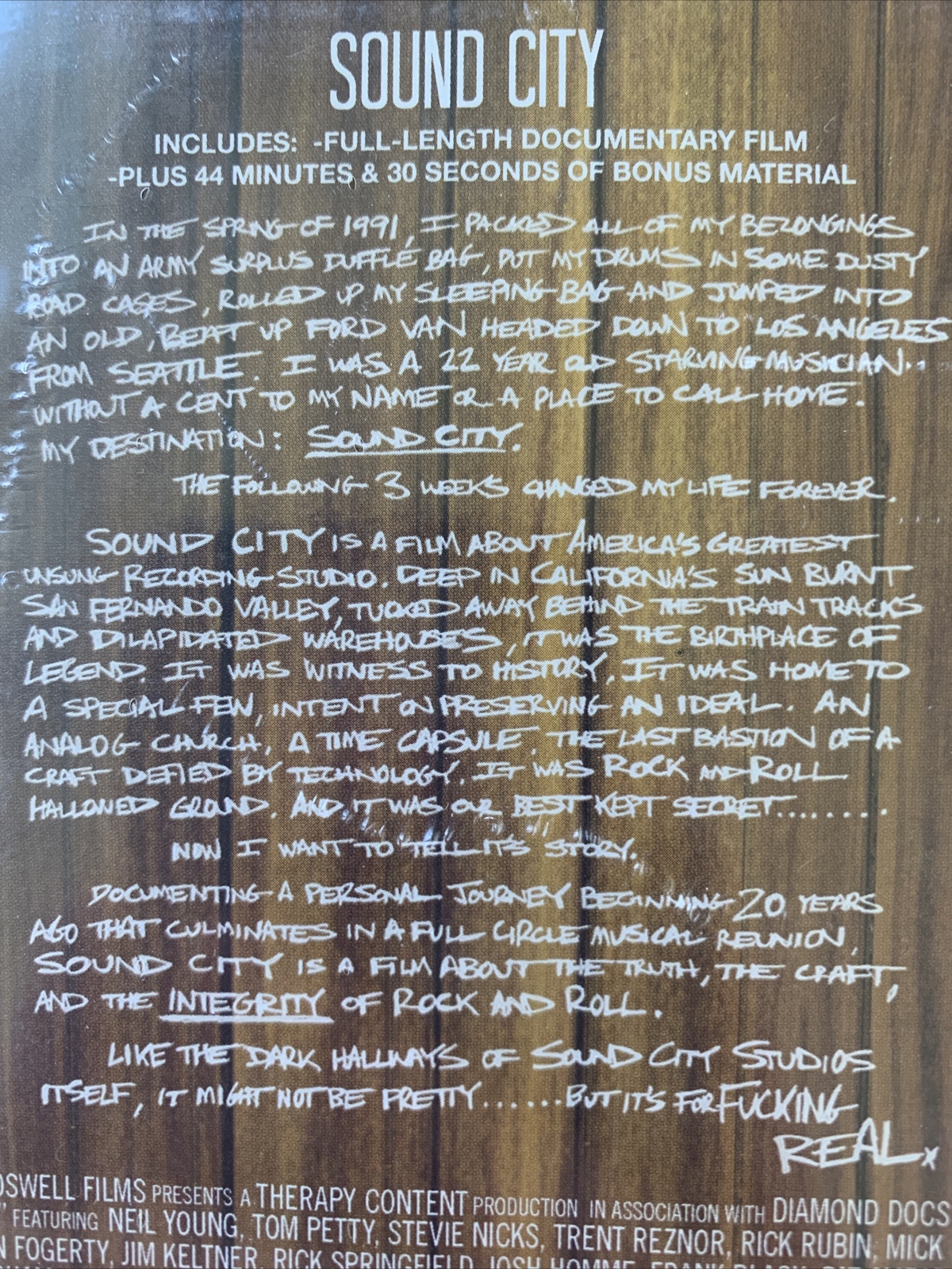 SOUND CITY-REAL TO REEL SOUND CITY - (GERMAN IMPORT) Blu-ray NEW ...