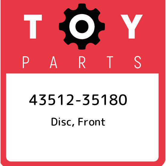 43512-35180 Toyota Disc Front 4351235180 Genuine OEM Part for sale ...