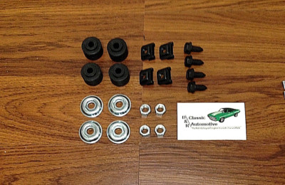 Front Shock Mounting Hardware Kit To Mount Shocks OE Type J Nuts Camaro ...
