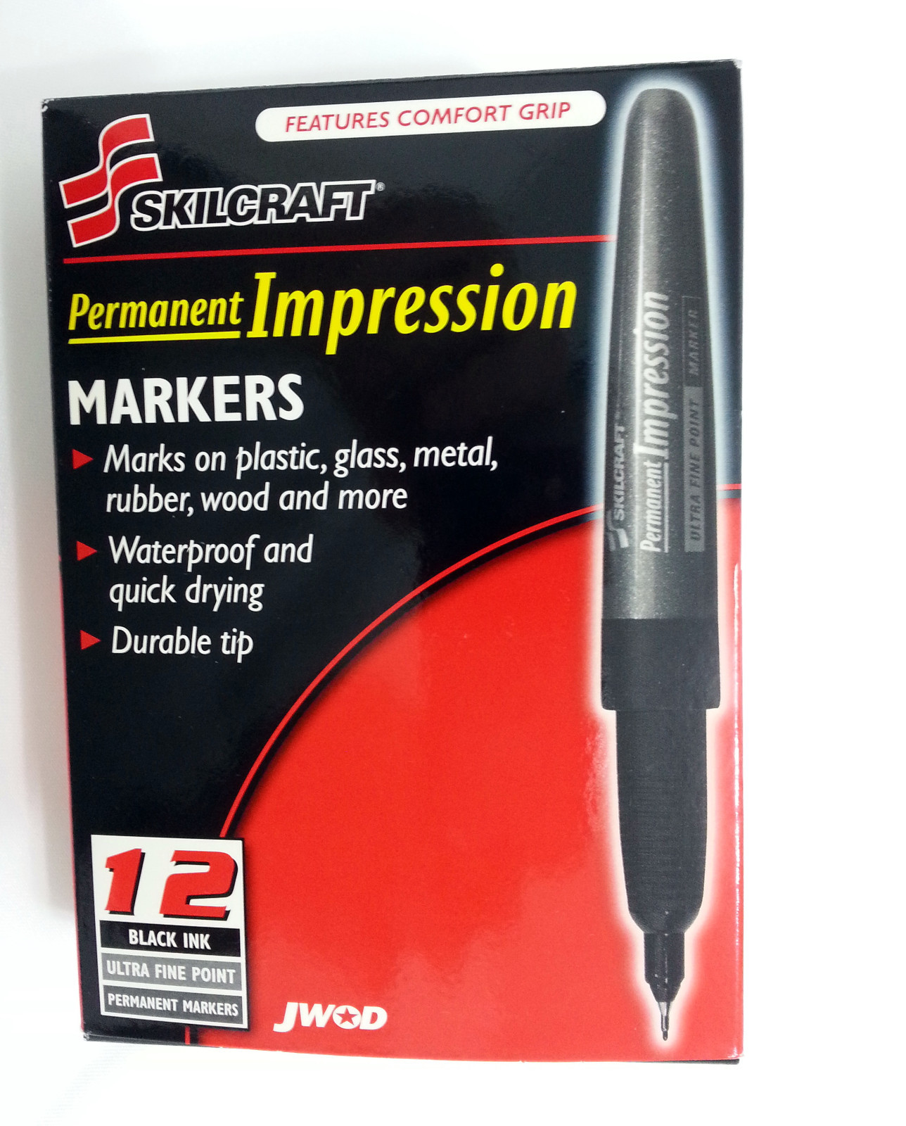 SKILCRAFT 7520-01-520-3153 PERMANENT IMPRESSION ULTRA FINE MARKERS 1 ...