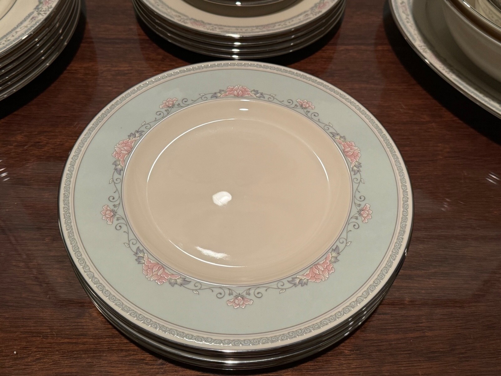 Set of 4 Vtg Lenox Charleston Pattern Accent Luncheon Plate 2159660 ...