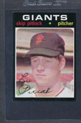 1971 Topps #019 Skip Pitlock Giants NM *8609 | eBay
