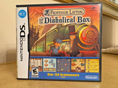 Professor Layton and the Diabolical Box (Nintendo DS, 2009) CIB w ...
