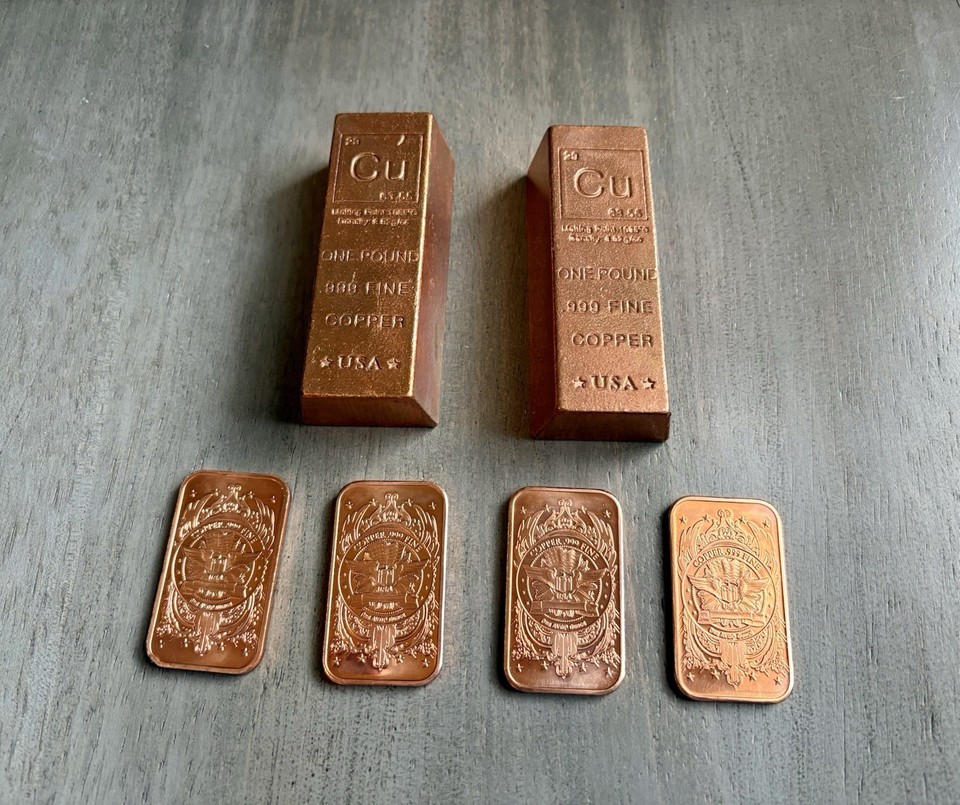 2 LB 4 OZ .999 Fine Copper Stack Lot | eBay