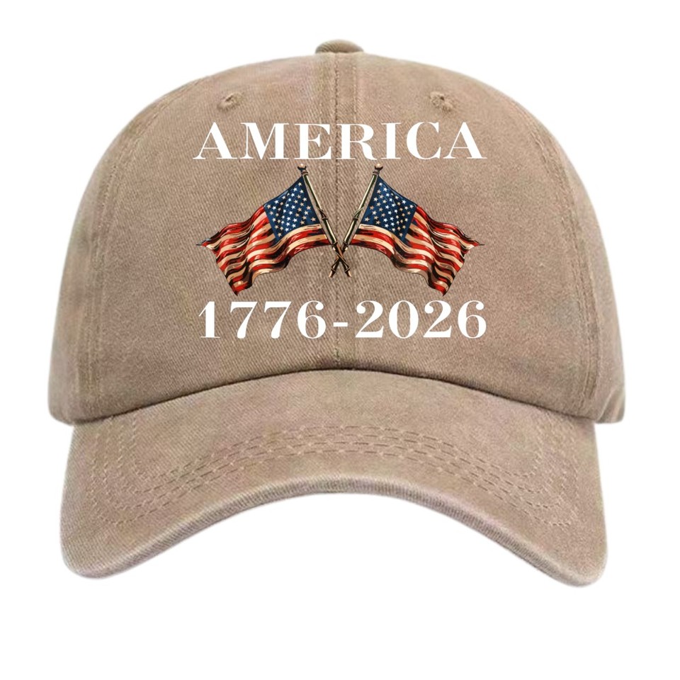 America 250th Anniversary Flag Dad Hat, Unisex Family Gathering ...