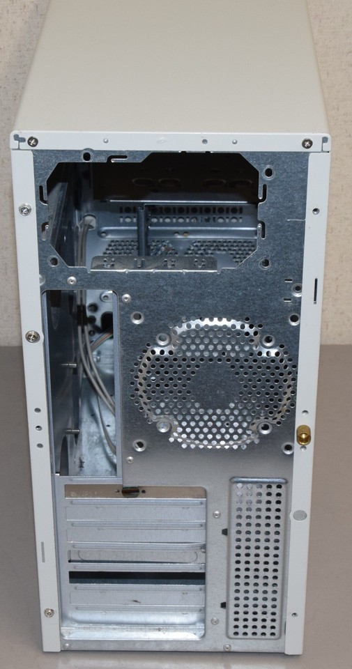 Generic Vintage Beige ATX PC Case for Sleeper Retro Build 4x 5.25" Bay ...