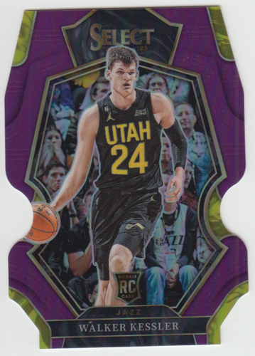 2022-23 Panini Select Walker Kessler Premier Level Purple Prizm Rookie ...