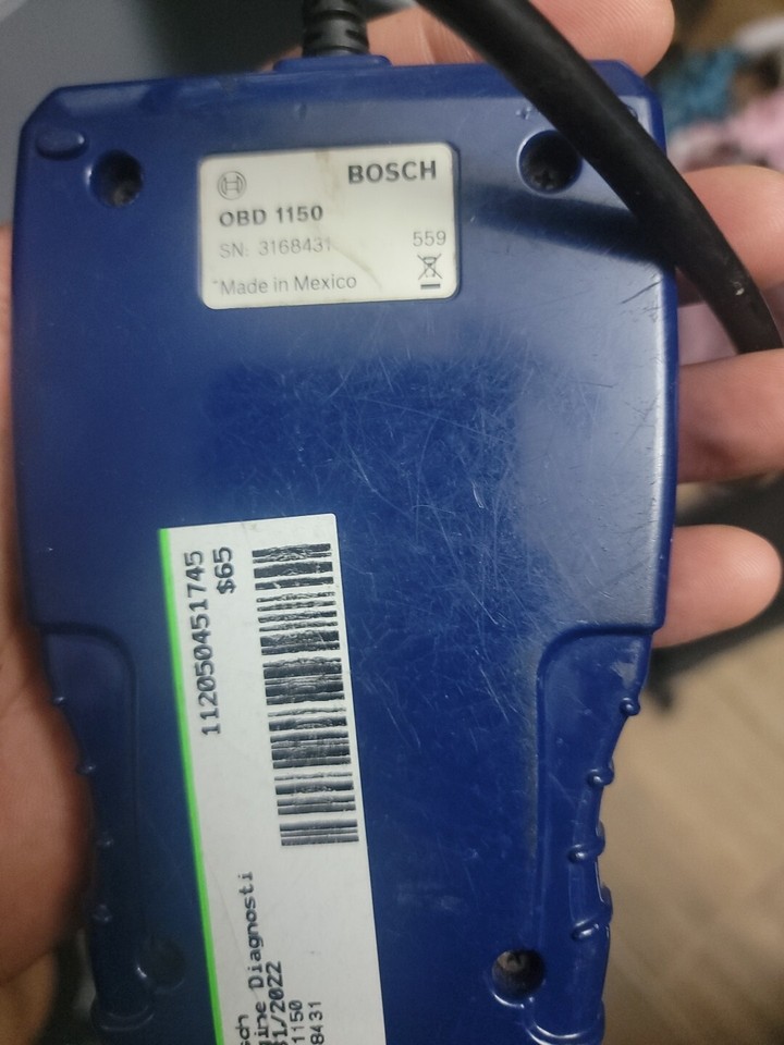 Used BOSCH OBD2 1150 Info Scan CAN Eng Trans ABS Graph & LIVE DATA Scan ...