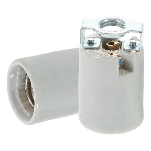 2 PCS Lamp Holder Screw E14 Porcelain Connector Ceramic Light Socket | eBay