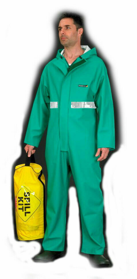 Alpha Solway CPBH-R Mens FR Coverall Flame Retardant Hi Vis Chemical ...