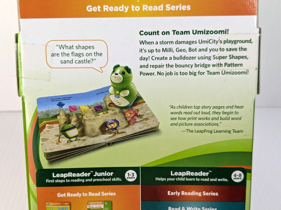 LeapFrog LeapReader TAG Junior Book Team Umizoomi Cars Home School Baby | eBay