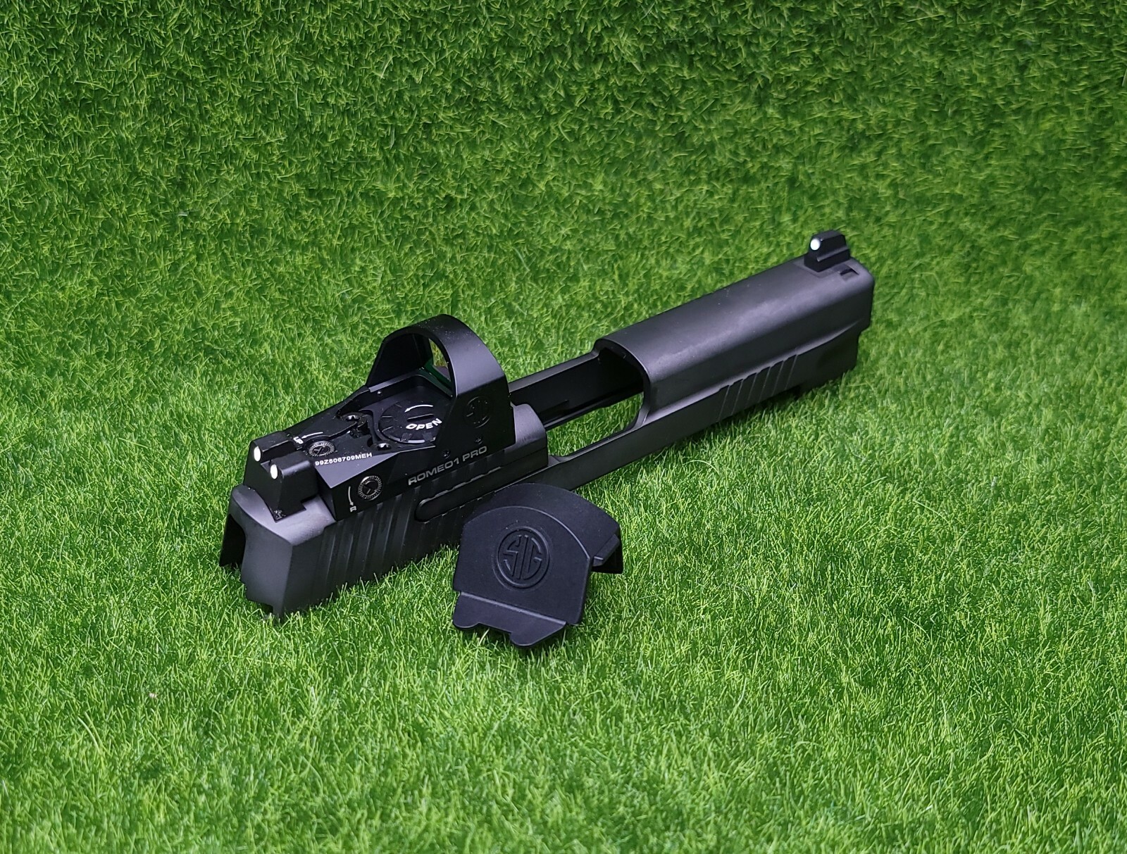 Sig Sauer OEM P226 RXP Slide Assembly w/ Suppressor Sights & ROMEO1PRO ...