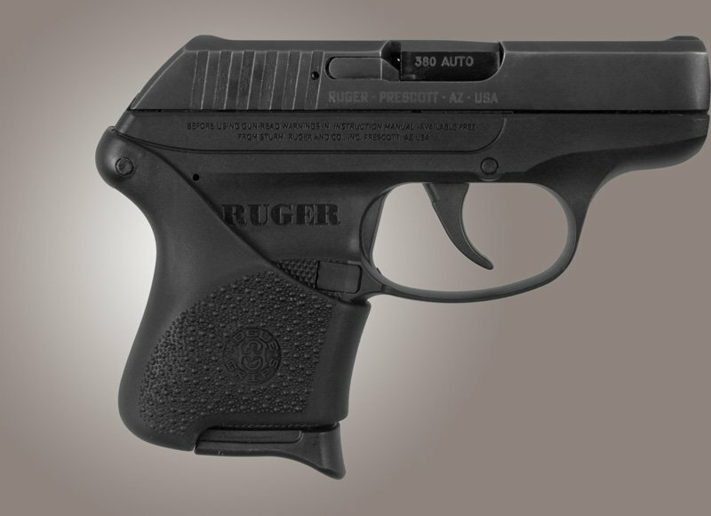 Hogue Ruger LCP Handall Grip Sleeve-Rubber Pistol Grip Sleeve-Black ...