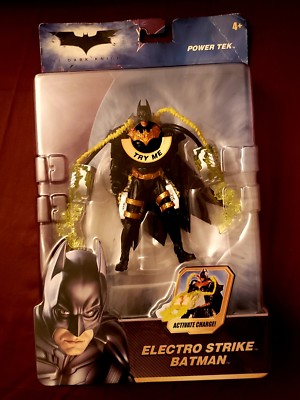 Electro Strike Batman The Dark Knight Action Figure power tek NEW works ...