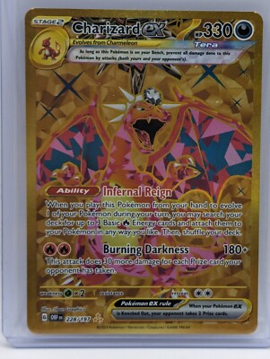 Charizard EX 228/197 Golden Secret Rare | eBay