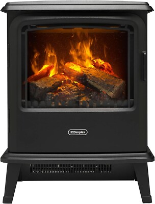 Dimplex BYP20 Opti-Myst Bayport Freestanding Electric Wood Effect Stove - Black | eBay UK