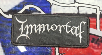 EMBROIDERED IMMORTAL BLACK METAL BAND PATCH (Please Read Ad) | eBay