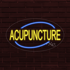 NEW "ACUPUNCTURE" w/BORDER OVAL 28x16x1 INCH LED FLEX WINDOW INDOOR ...