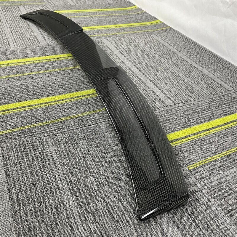 Real Carbon Fiber Rear Roof Spoiler Wing Body Kits Fits 2019-2024 ...