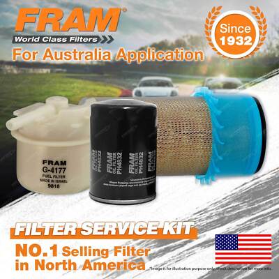 Fram Oil Air Fuel Filter Service Kit for Toyota Hiace YH60 YH63 YH71 ...