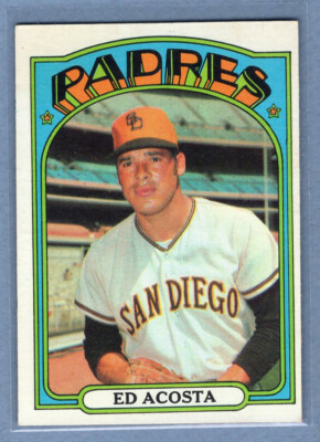 1972 Topps #123 Ed Acosta (b) EX-MT GO315 | eBay