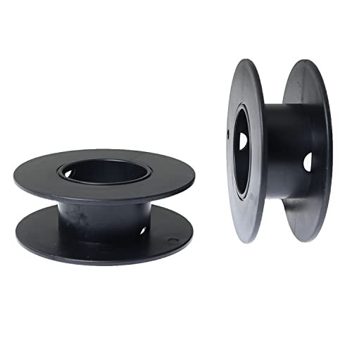 8 Pcs 55mm Plastic Empty Bobbin Spools for Embroidery Thread Yarn ...