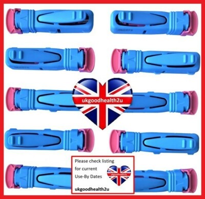 10x Unistik 3 NEONATAL Blue Lancets Blood Glucose Finger Pricker ...