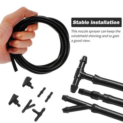 2 Sets Windshield Nozzle Sprayer Wiper Nozzles for Cars Kit Fluid ...