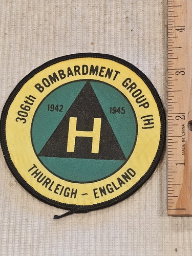 WWII US Army AAC Air Corps 306th Bombardment Group 1950s Reunion Patch ...