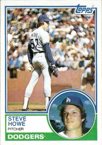 1983 Topps #170 Steve Howe Los Angeles Dodgers Baseball | eBay