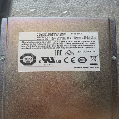 1PC For Communication Power Supply 3000W R4850G2 Rectifier Module 53.5V ...