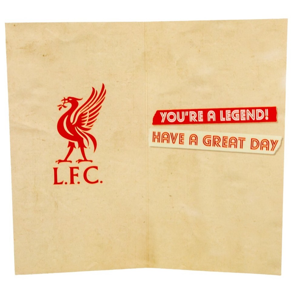 Liverpool FC Happy Birthday Dad Card LFC Gift | eBay