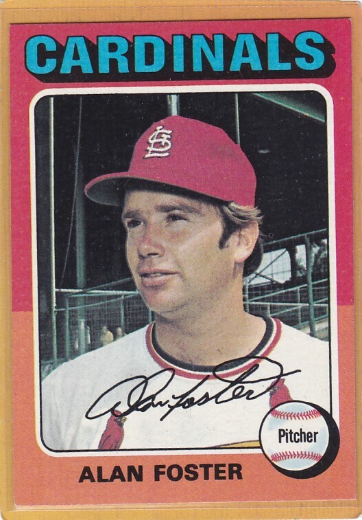 1975 TOPPS BASEBALL ALAN FOSTER #296 CARDINALS EX+ *A11019 | eBay