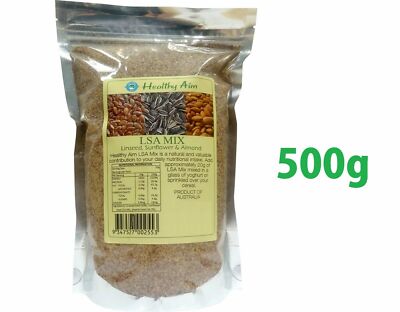 Linseed Sunflower Almond LSA Mix 500g Australian Product Cereal ...